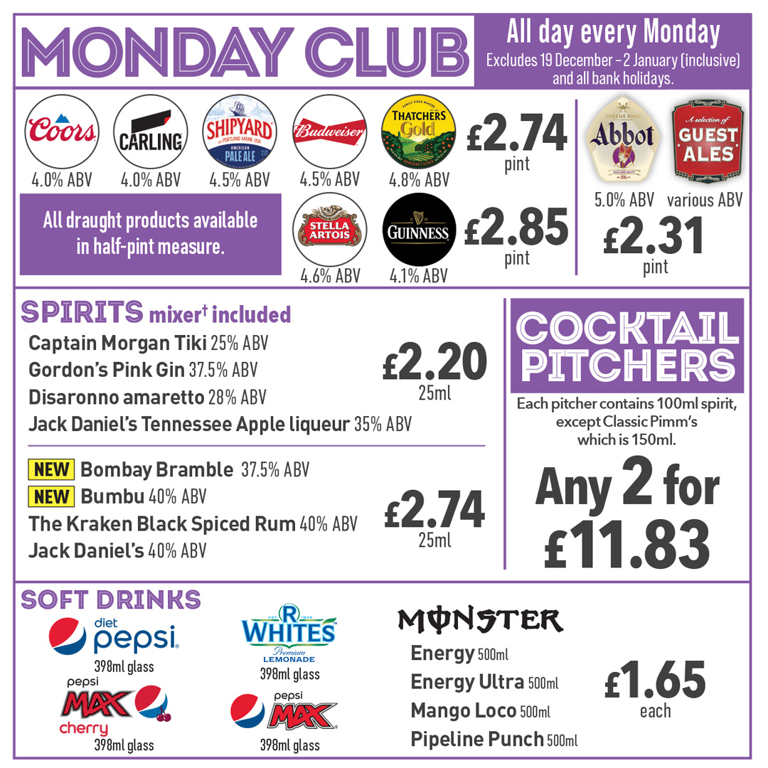 Wetherspoon at Sanctuary | Hull University Students' Union